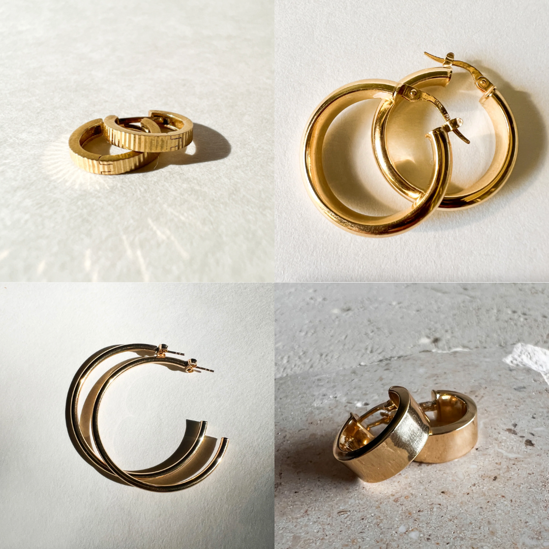 The 14K Gold Everyday Hoops Capsule – Natalie Borton Designs